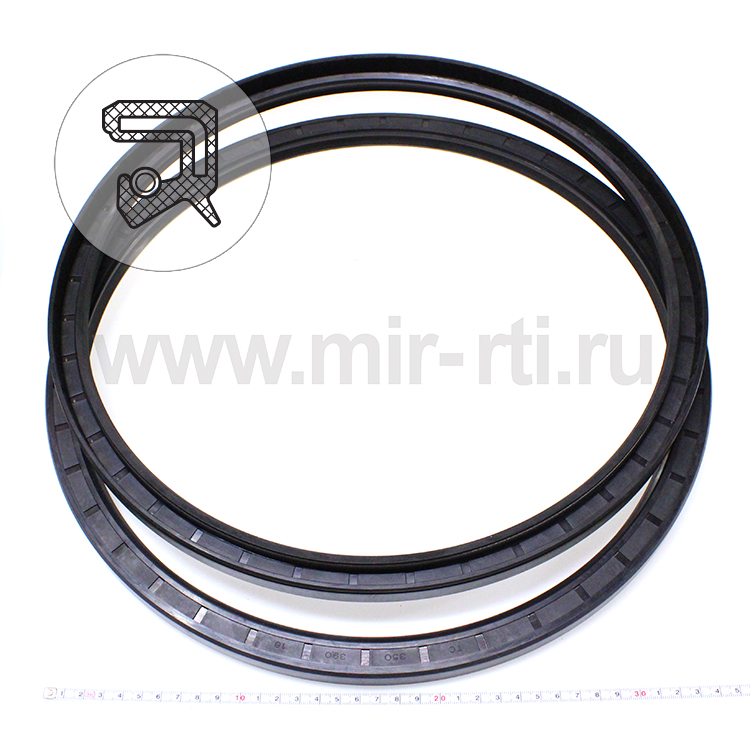 сальник 350х390х18